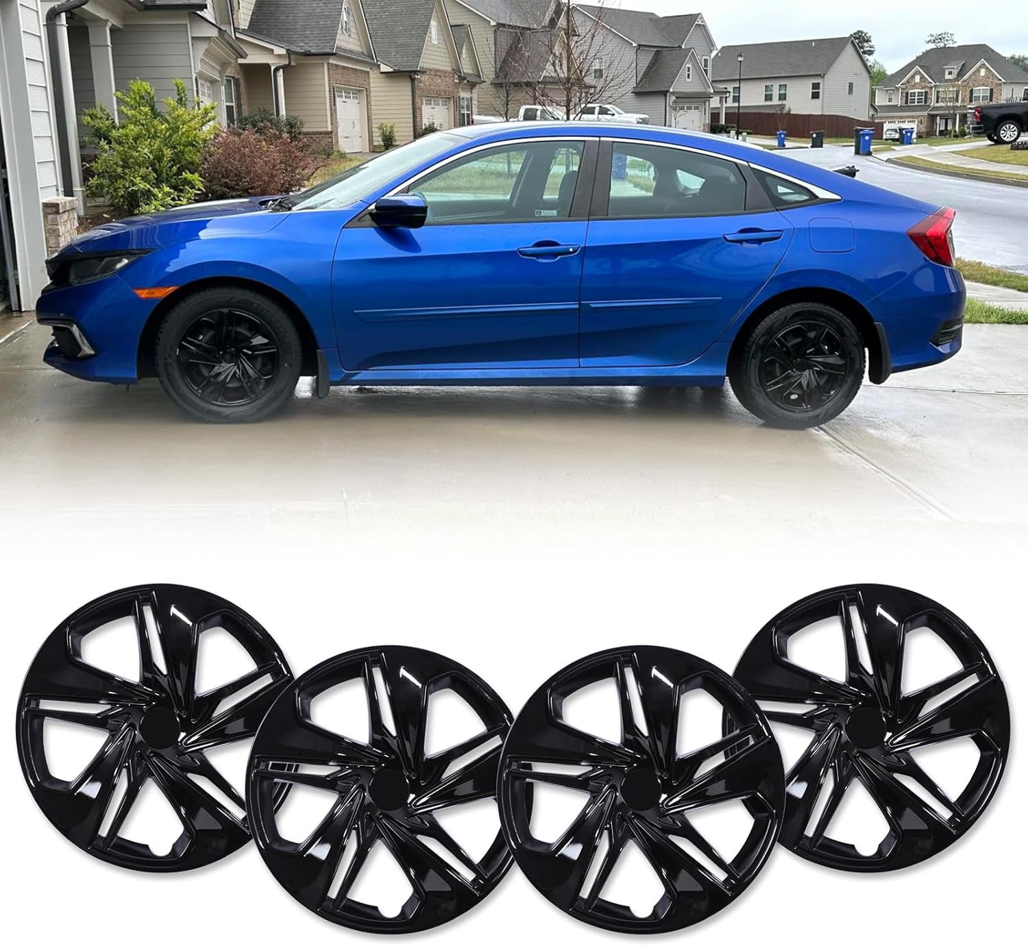16 inch Hubcap,2016-2026 Honda Civic Sedan Style Wheel Cover,5 Double ...