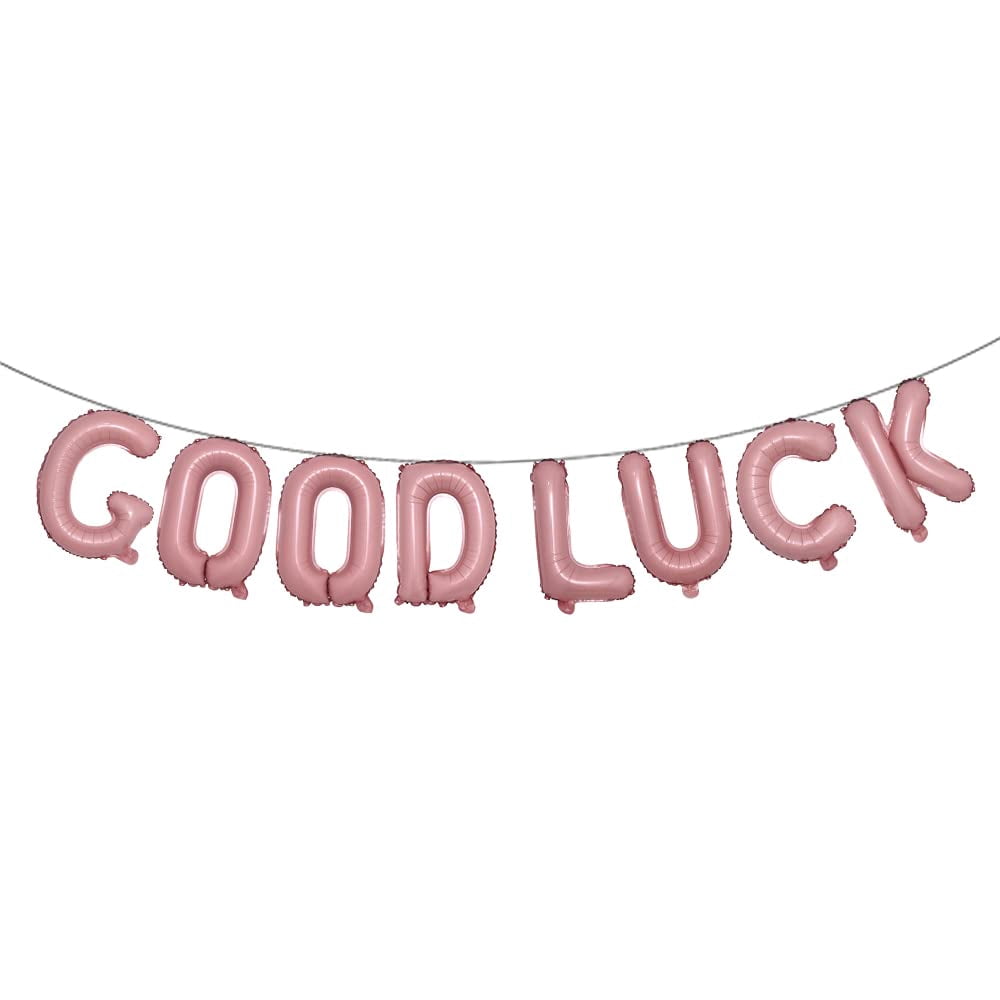 16 inch Multicolor Good Luck Balloons Decorations, Foil Letter Banner ...