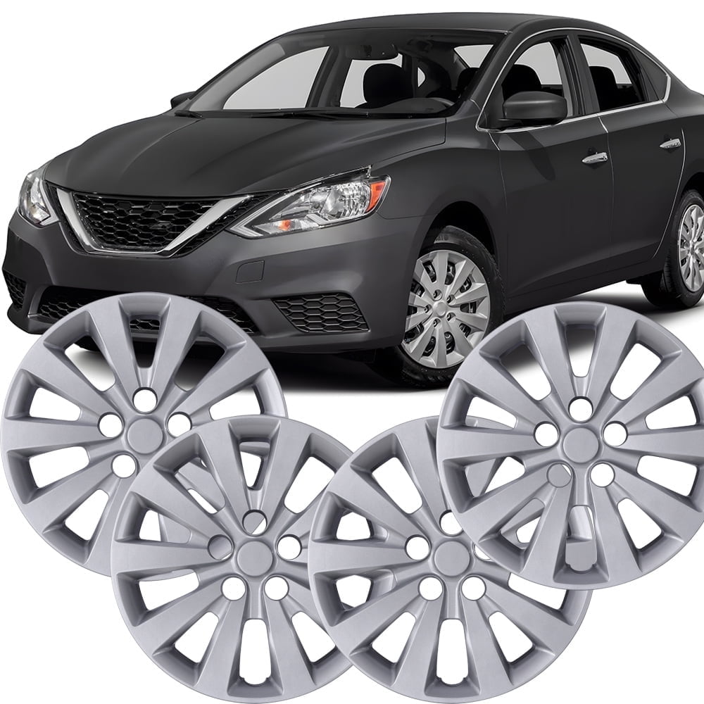 16 inch Set of 4 Hubcaps for Nissan Sentra 2013-2019,Wheel Rim Covers ...