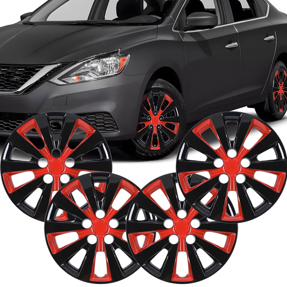 16 inch Set of 4 Hubcaps for Nissan Sentra 2013-2019,Wheel Rim Covers ...