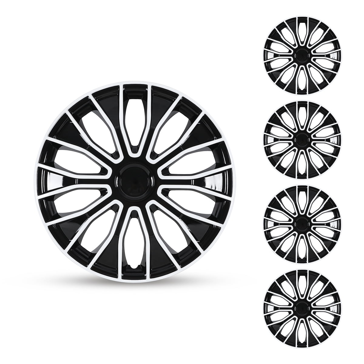 16 inch Universal Hubcaps Compatible with Steel Wheel Rims Cover,Snap ...