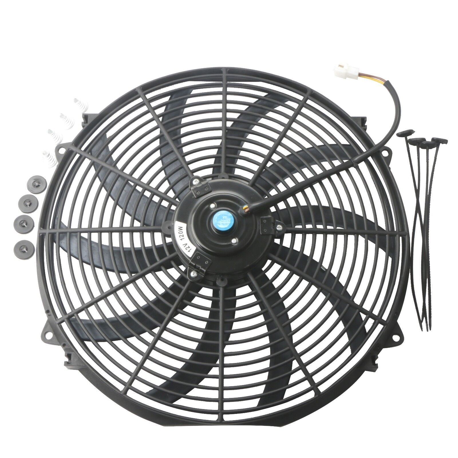 MOSTPLUS 16 inch Universal Electronic Assembly Slim Fan Push Pull ...
