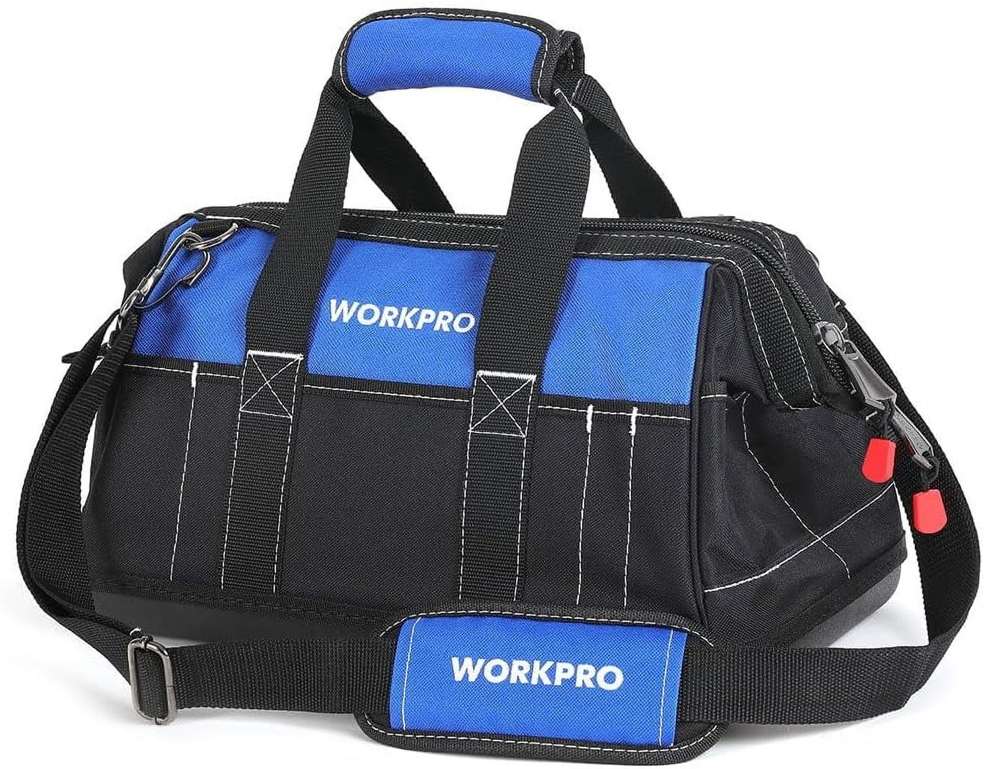 16-inch Wide Mouth Tool Bag with Water Proof Molded Base - Walmart.com