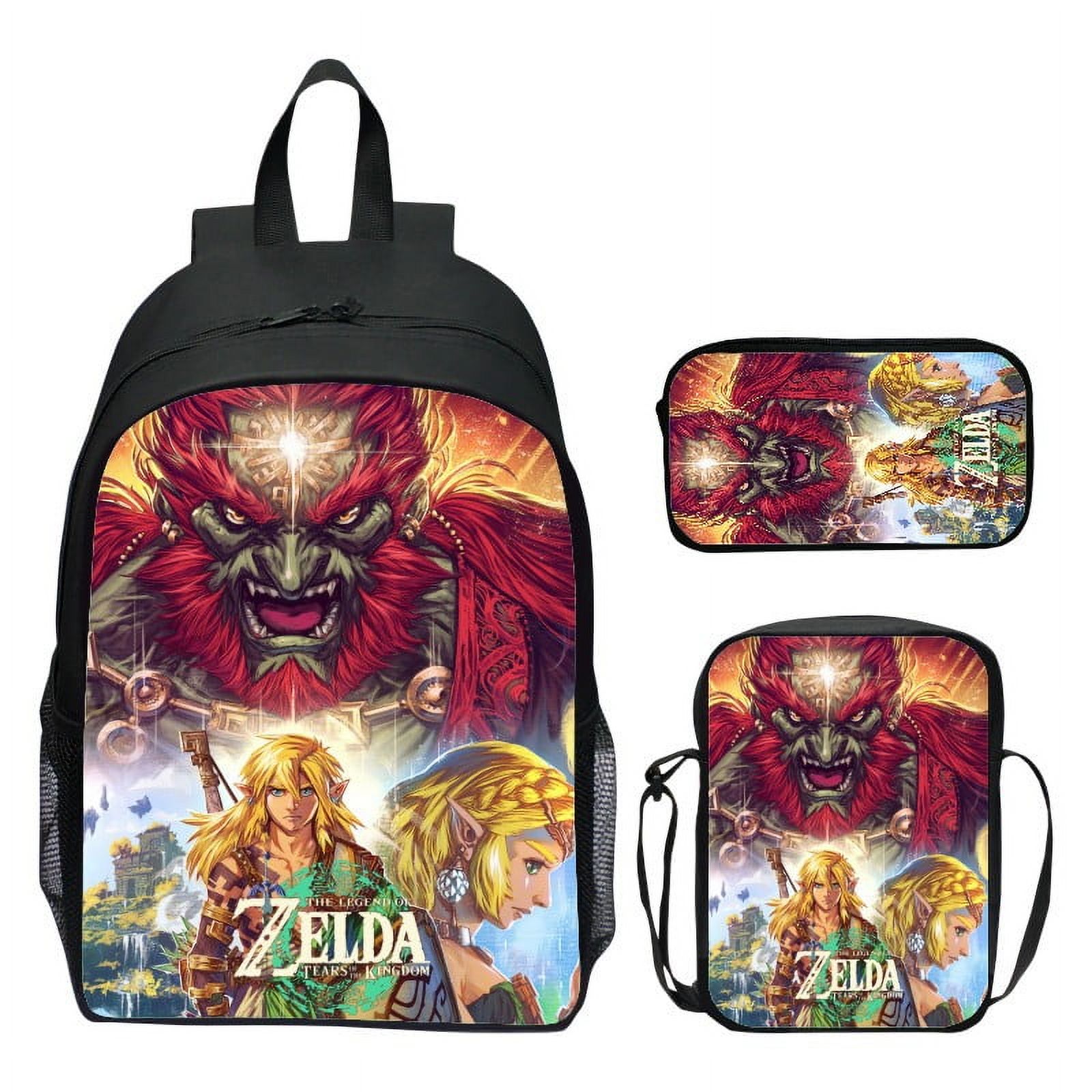 16 inch backpack set The Legend of Zelda youth backpack shoulder bag ...