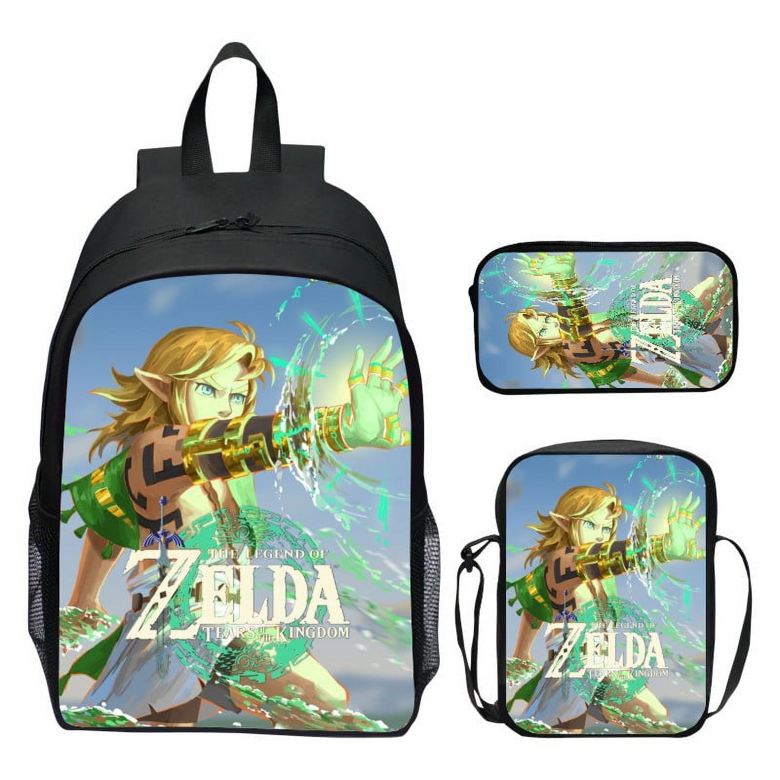 16 inch backpack set The Legend of Zelda youth backpack shoulder bag ...