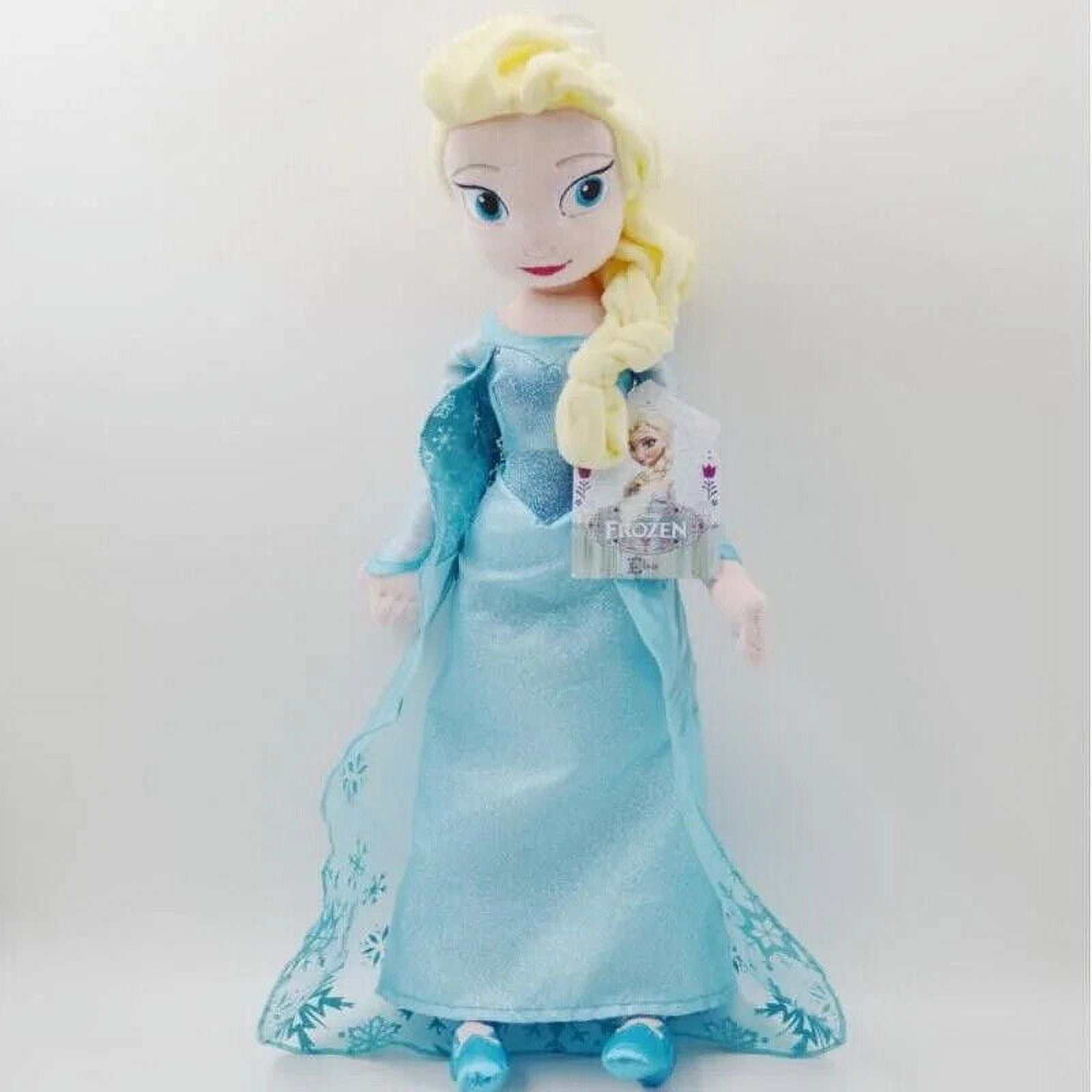 16 inches Frozen Movie Queen Elsa & Anna Doll Plush Stuffed Animals ...