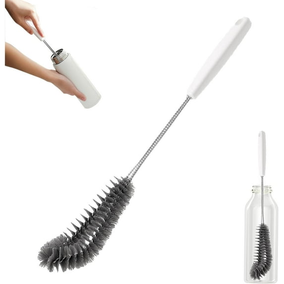 16 inches Long Handle Black Bottle Cleaning Brushes - Perfect for Baby ...
