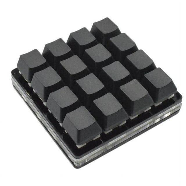 16-key Black Keypad Mechanical Keyboard Custom Shortcut Programmable ...