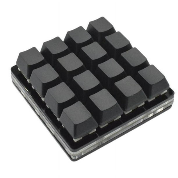16-key Black Keypad Mechanical Keyboard Custom Shortcut Programmable ...