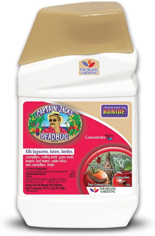 16 ounces of concentrated outdoor insecticide and acaricide, suitable ...