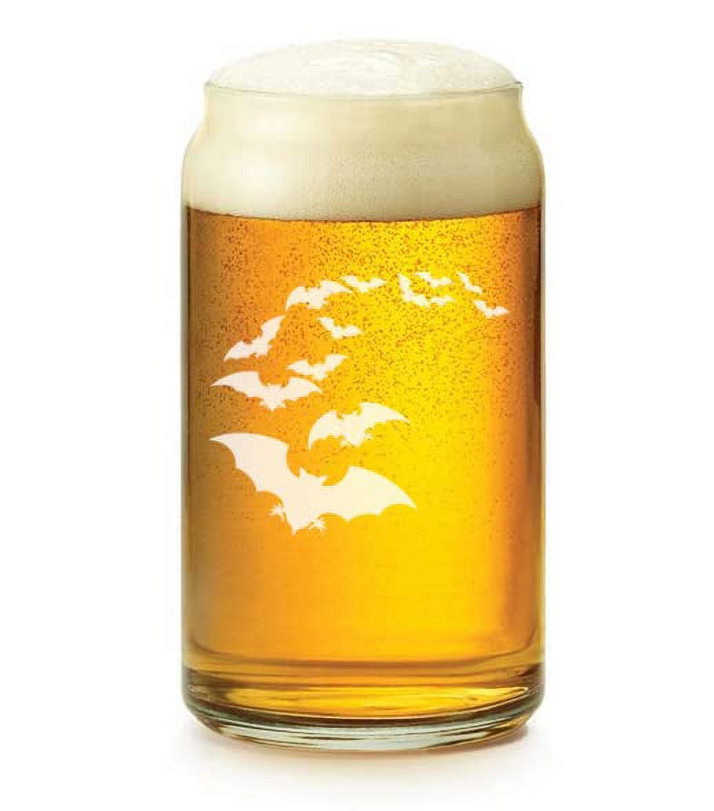 16 oz Beer Can Glass Bat Colony - Walmart.com