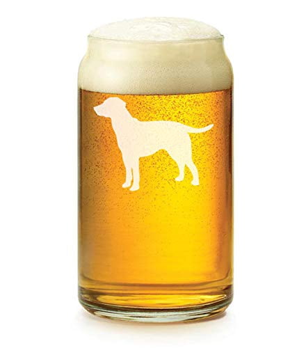 16 oz Beer Can Glass Lab Labrador Retriever - Walmart Business Supplies