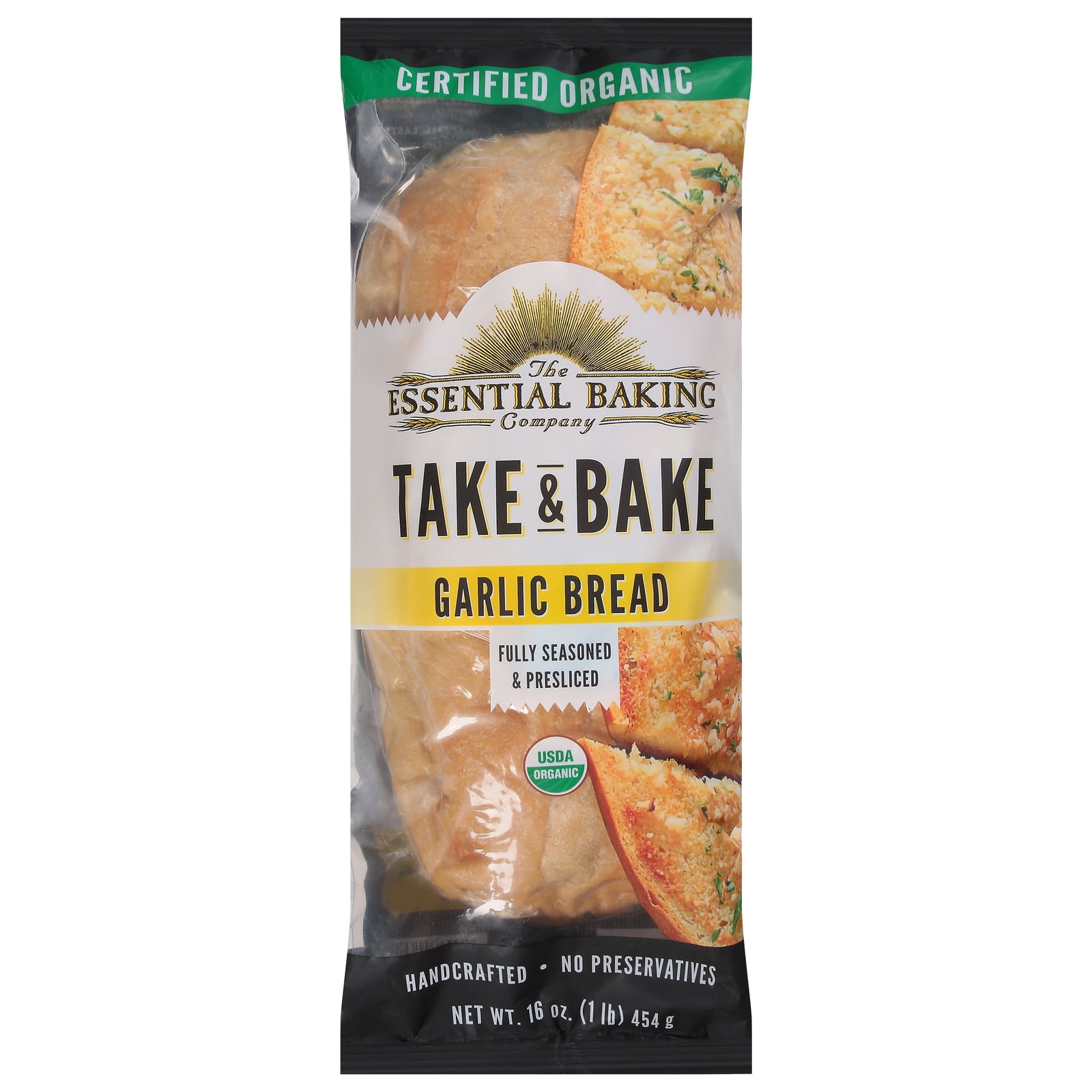 Essential Baking Company -Garlic Bread Take & bake - Case Of 16 - 16 Oz ...