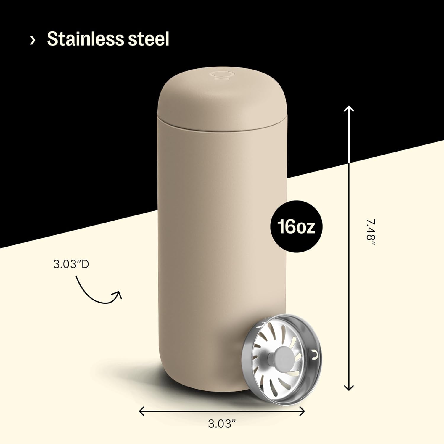 16 oz Carter Move Travel Mug - Vacuum-Insulated Stainless Steel Travel ...