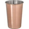 16 oz Copper Plated Pint Cup Glass Mug, Copper Plated (Set of 6 ...