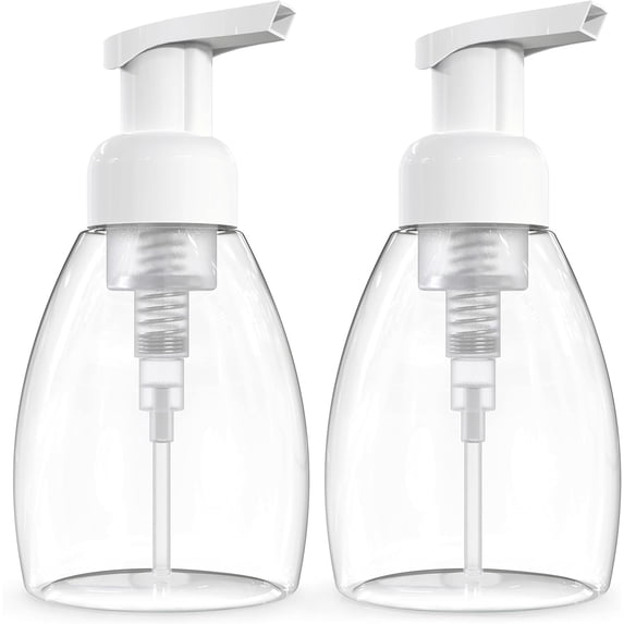 16 oz Diamond Pattern Glass Soap Dispenser, Kitchen and Bathroom ...