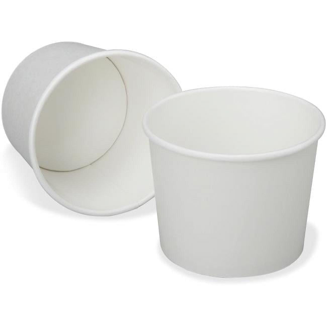 16 oz Disposable Paper Cup, White - Walmart.com