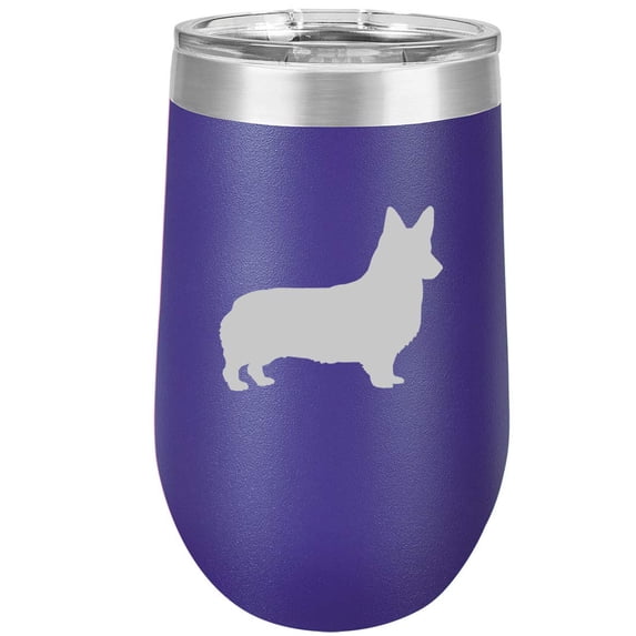 16 oz Double Wall Vacuum Insulated Stainless Steel Stemless Wine ...