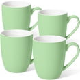 16 oz Large Coffee Mugs Set of 4 Ceramic Coffee Mug White Coffee Cups ...