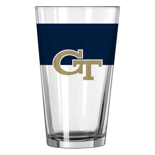 16 oz NCAA Georgia Tech Colorblock Pint Glass - Walmart.com