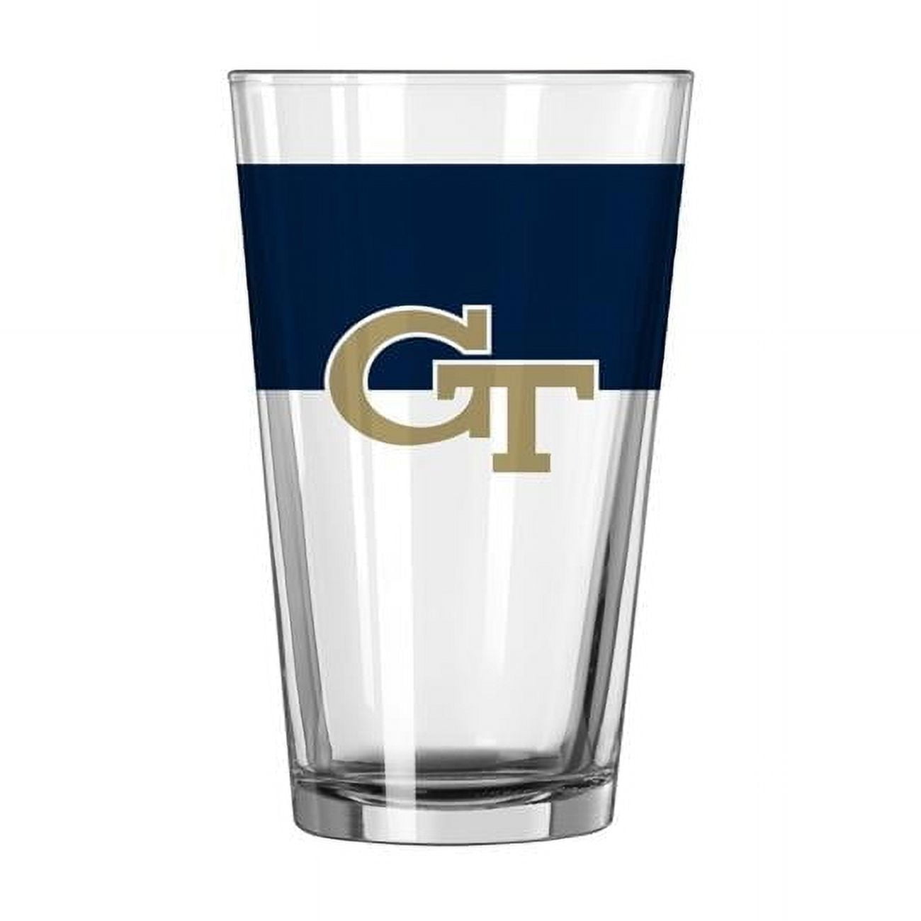 16 oz NCAA Georgia Tech Colorblock Pint Glass - Walmart.com