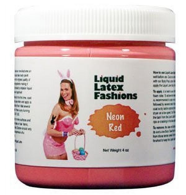 16 oz Neon Red Liquid Latex *Ammonia Free* Body Paint - Walmart.com