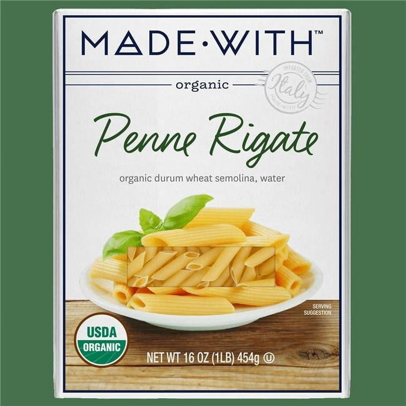 16 oz Organic Penne Pasta - Pack of 12 - Walmart.com