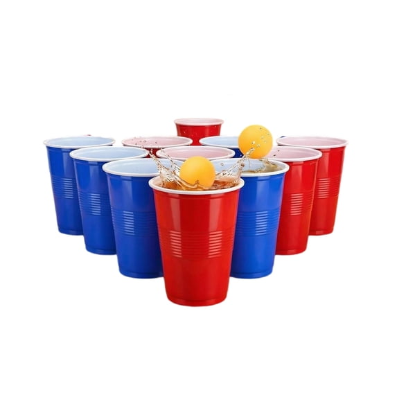 16 oz Plastic Party Cups, Disposable Drinking Cups for Parties ...
