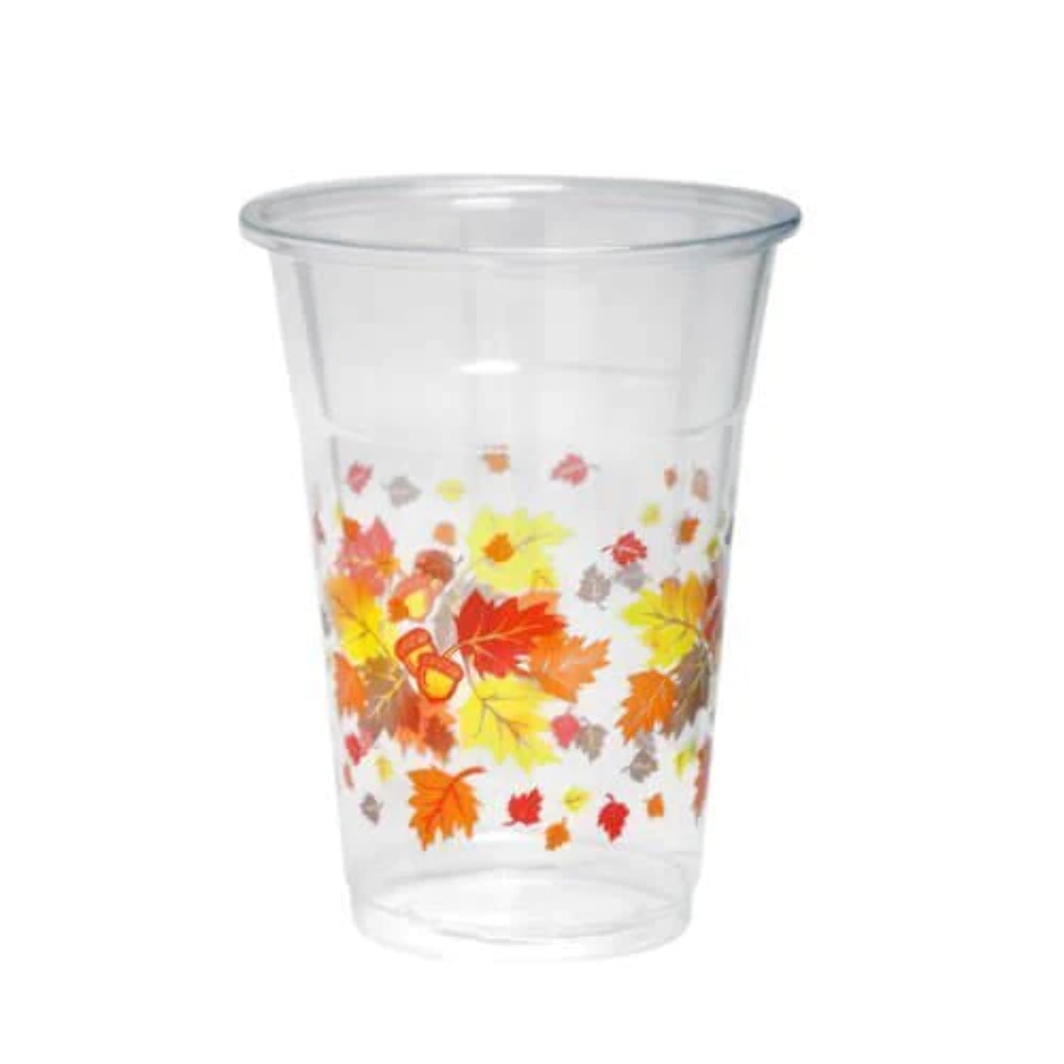 16 oz Soft Plastic Cups - Autumn Leaves (20 Count) - Walmart.com