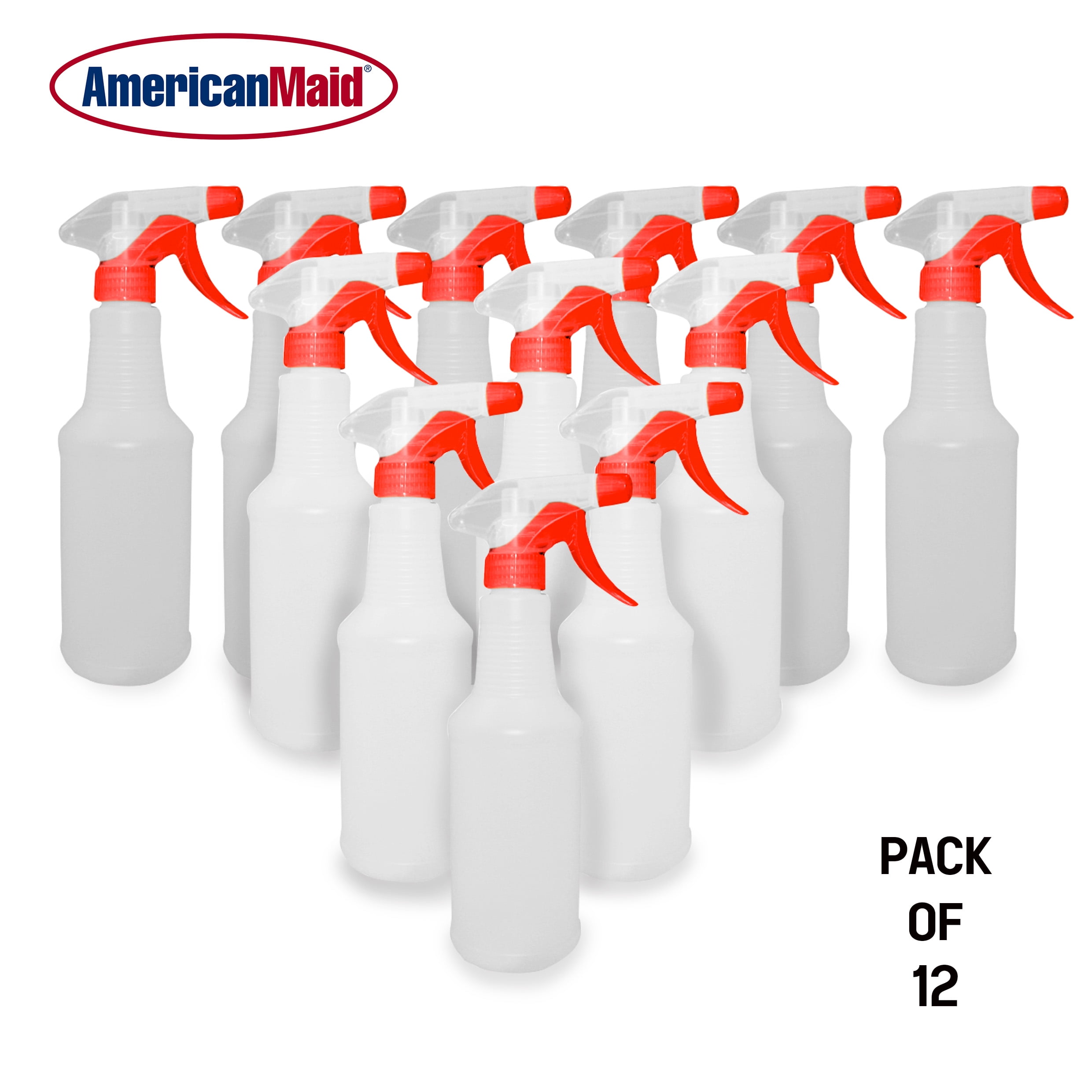 16 oz Spray Bottles, Pack of 12 - Walmart.com