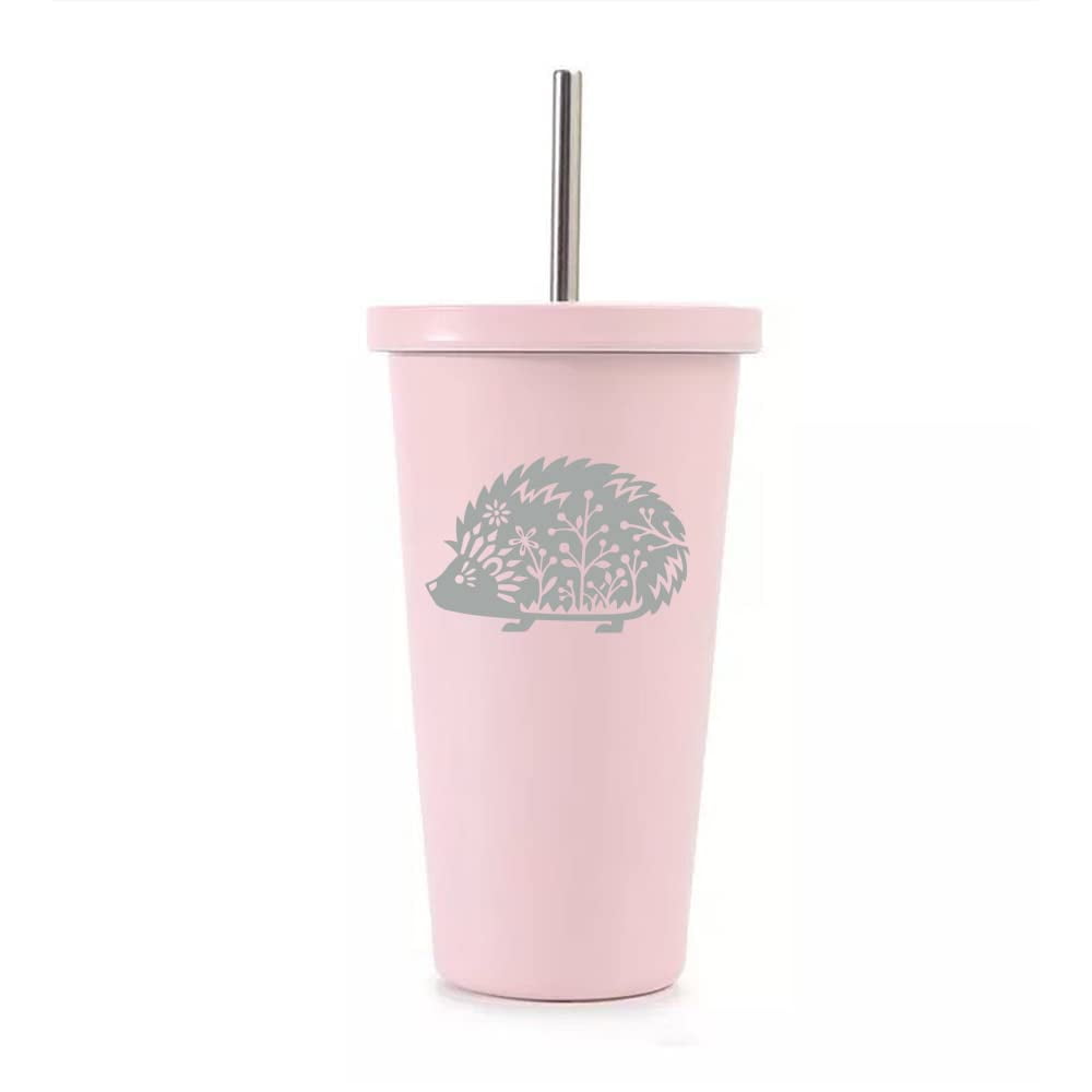 16 oz Stainless Steel Double Wall Insulated Tumbler Pool Beach Cup ...