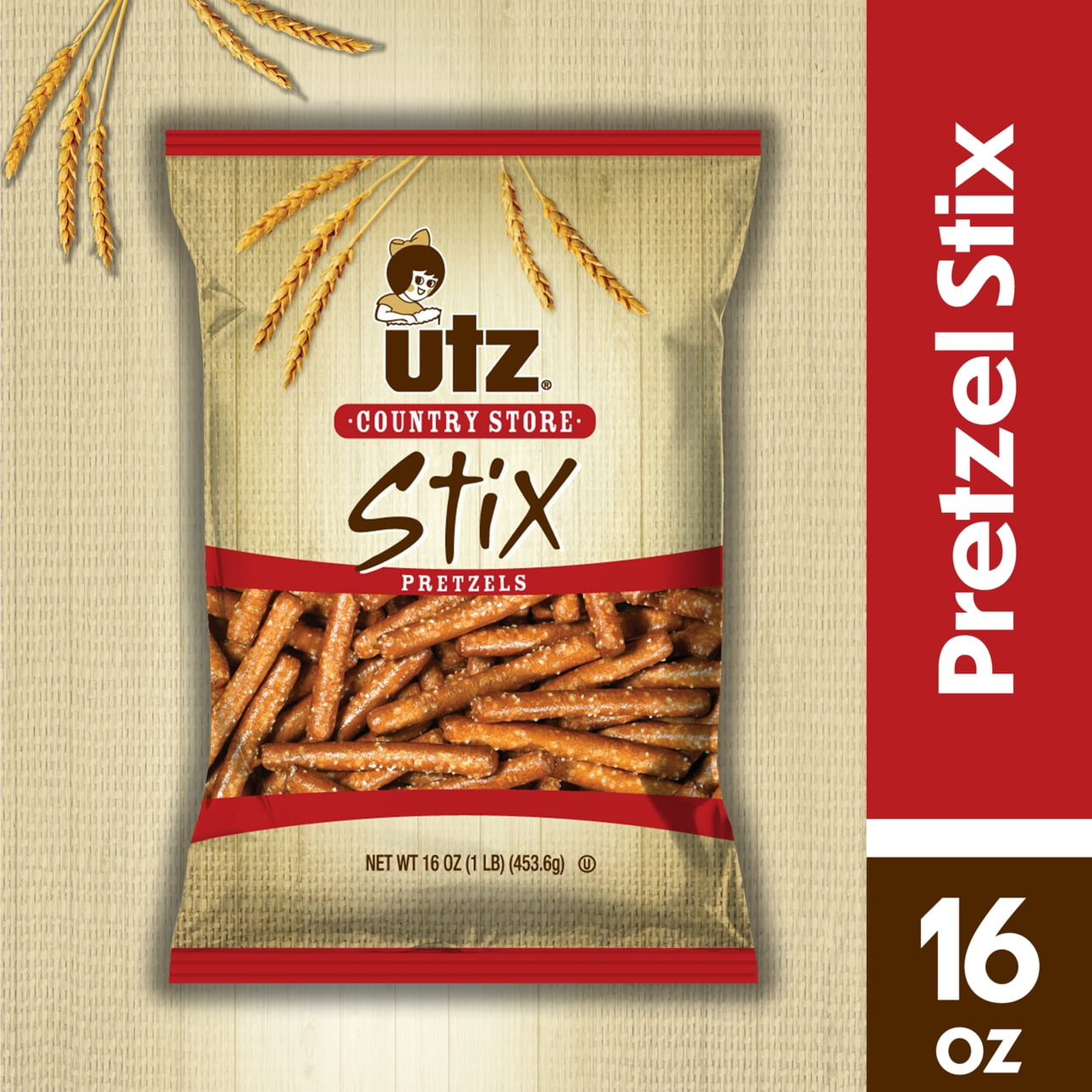 16 oz Utz Country Store Stix Pretzels - Walmart.com