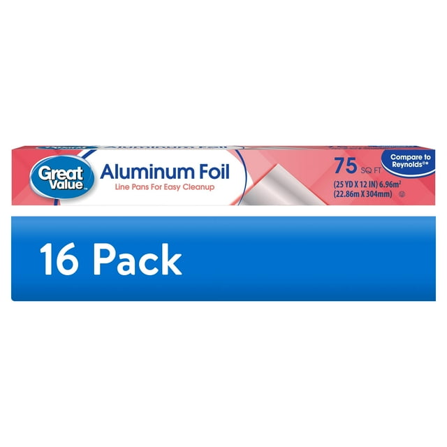 Great Value Aluminum Foil - Foil covers for ecommerce - Walmart ...