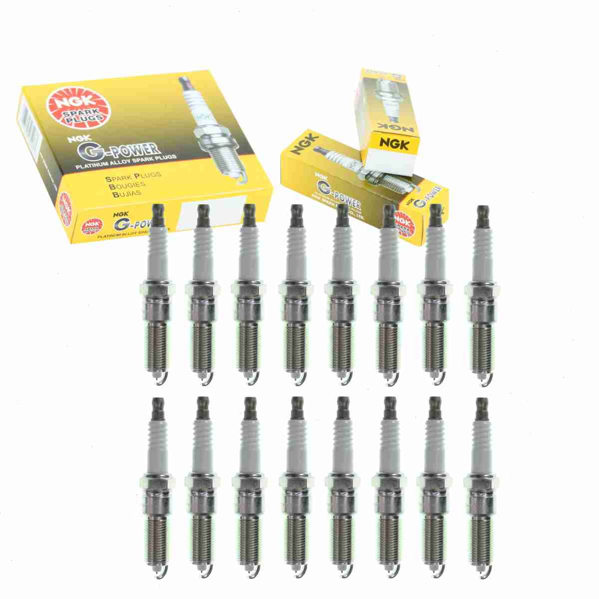 16 pc NGK G-Power Spark Plugs compatible with Dodge Ram 1500 5.7L V8 ...