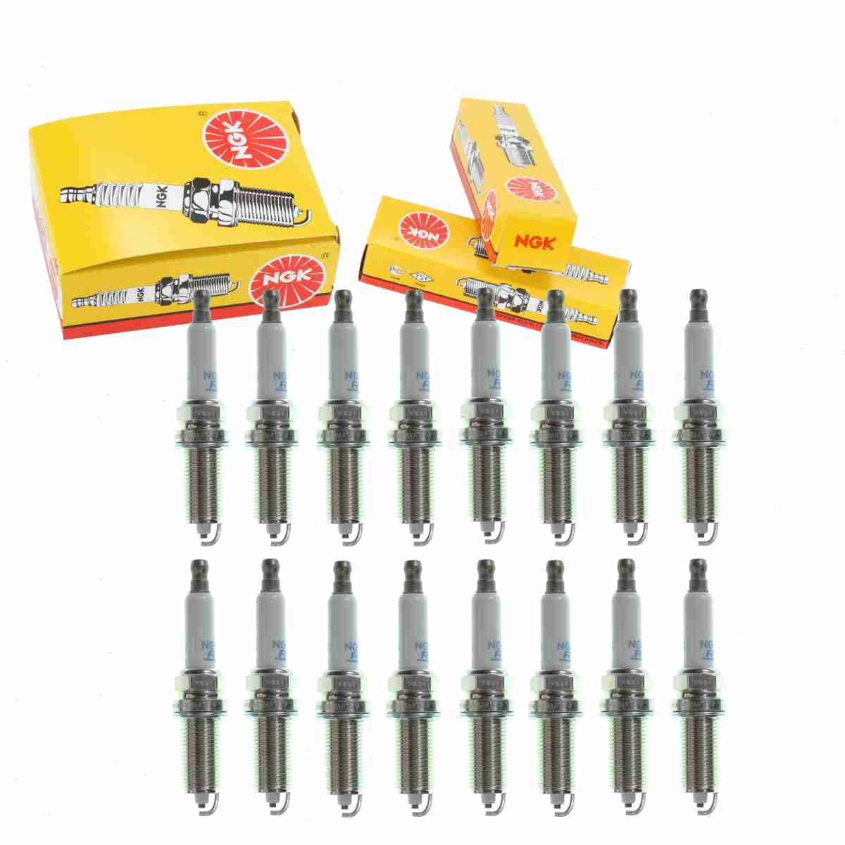 16 pc NGK Standard Spark Plugs compatible with Ram 1500 5.7L V8 2011 ...