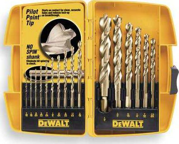 16 pc. PILOT POINT(R) Drill Bit Set - Walmart Business Supplies