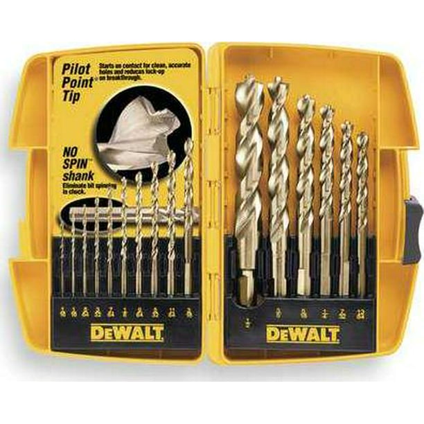 16 pc. PILOT POINT(R) Drill Bit Set - Walmart Business Supplies