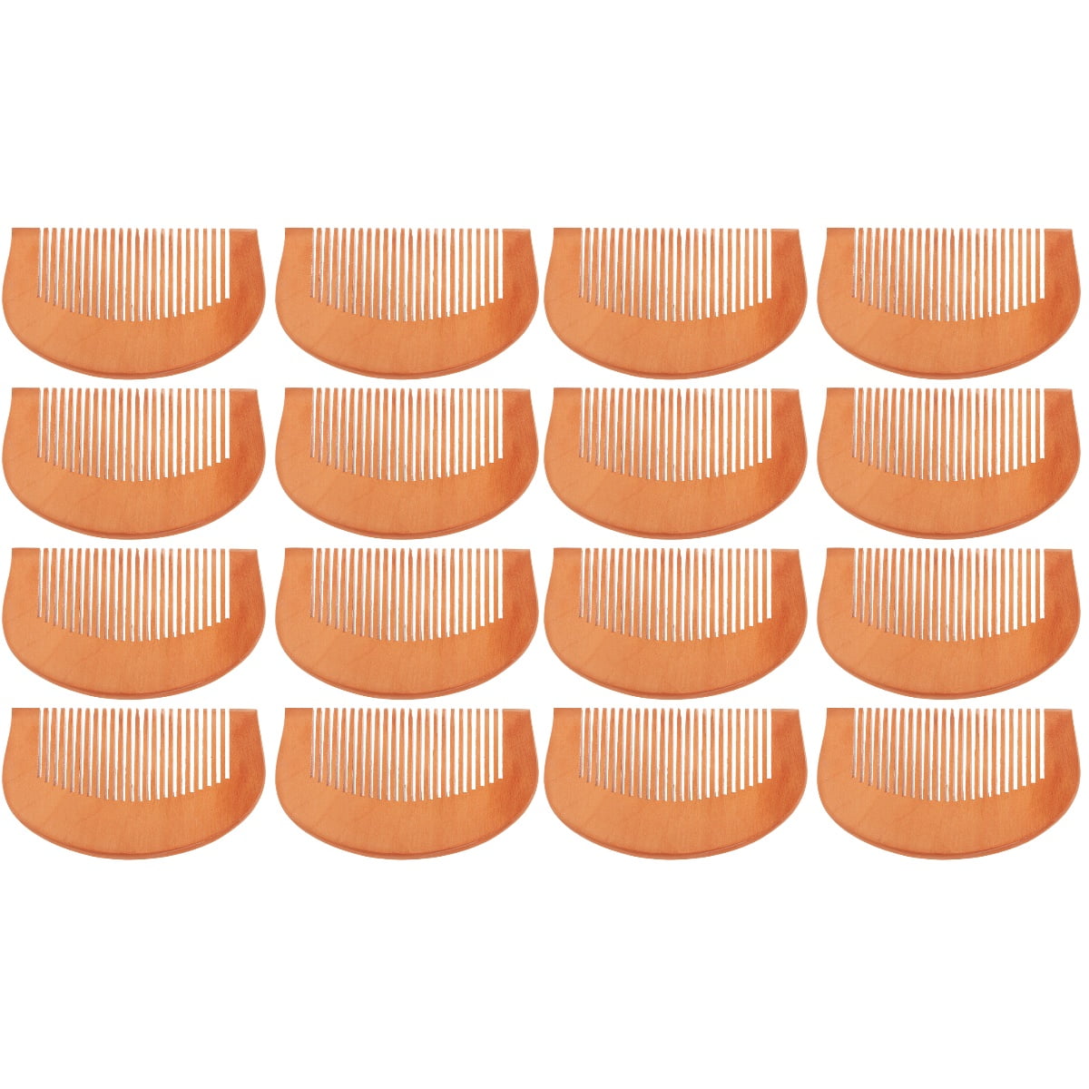 16 pcs Anti-static Comb Wood Small Comb Portable Fine Tooth Comb ...