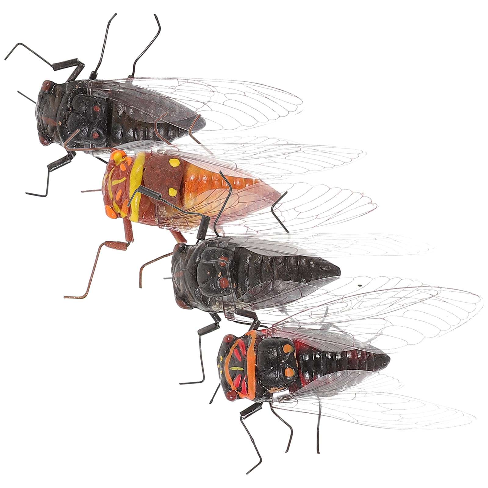 Qiysamall 16 pcs Artificial Cicada Teaching Model Educational Cicada ...