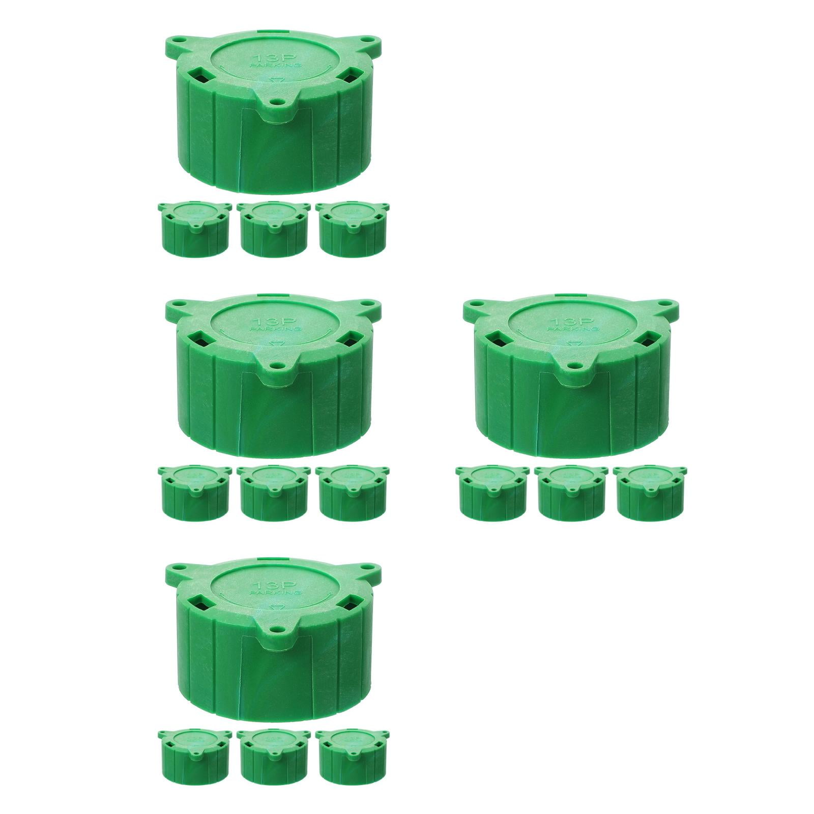 16 pcs Car Charger Plug Cap Electric Car Inlet Charger Cap 13 Pin Trailer Cap 13 Pin Trailer ...