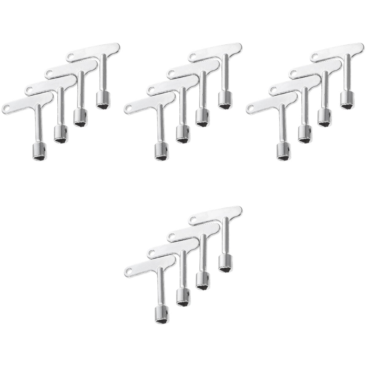 16 pcs Elevator Key Elevator Service Key Triangle Panel Lock Triangle ...