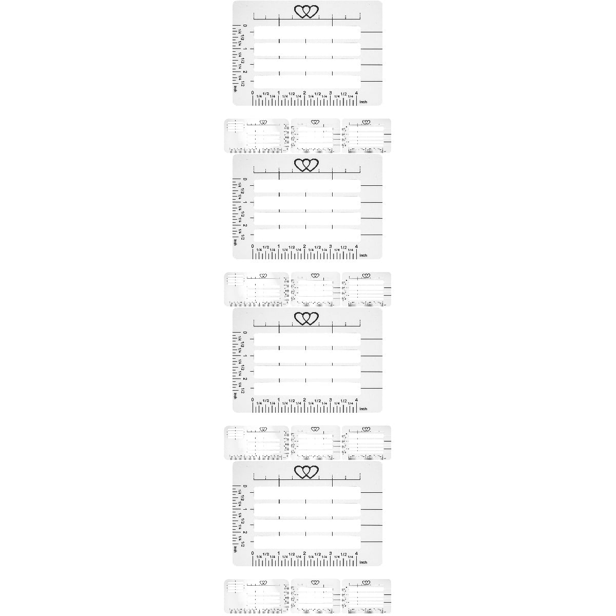 16 pcs Envelope Stencil Addressing Guide Template Addressing Template ...