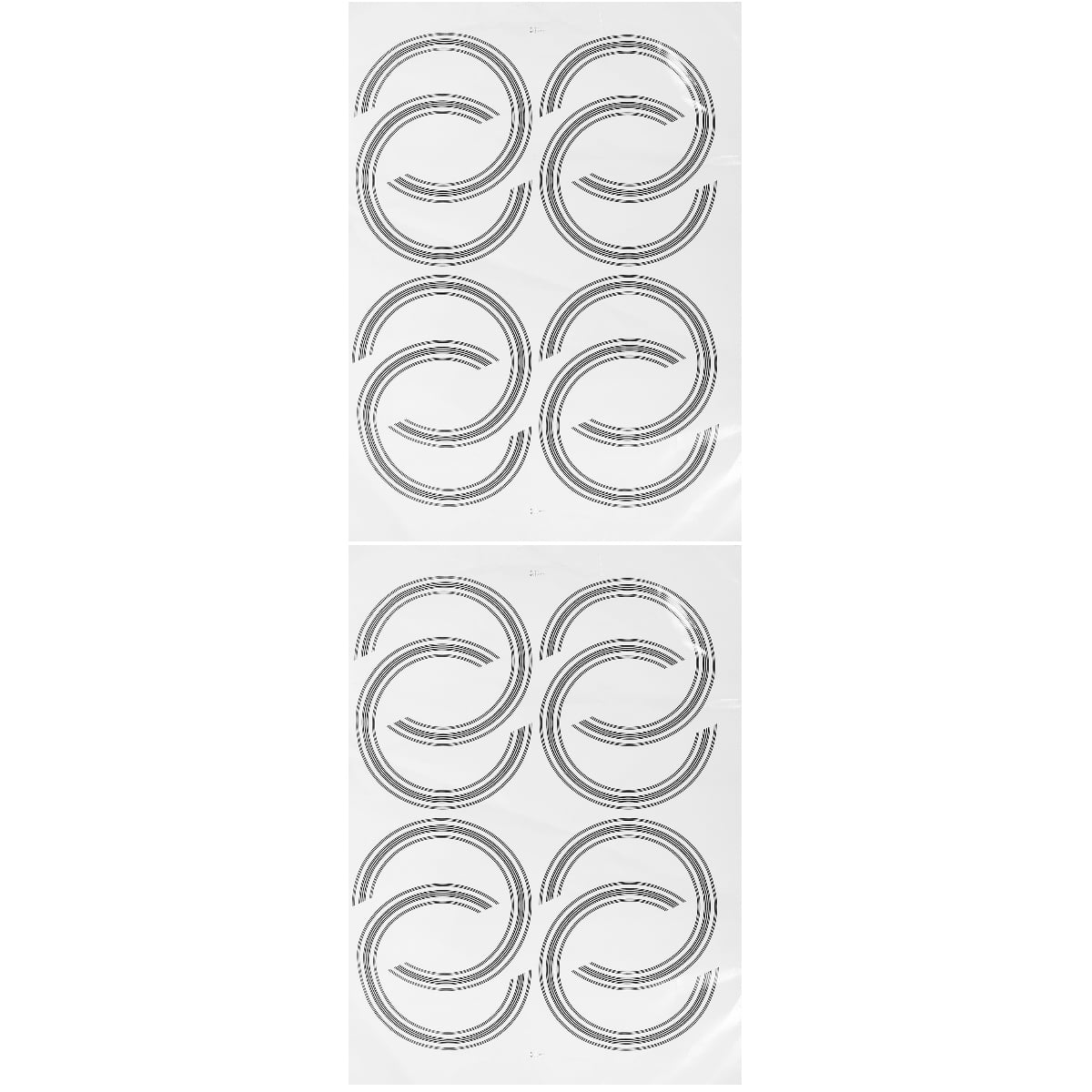 16-Piece Guitar Sound Hole Set with Decorative Self-Adhesive Decals for ...