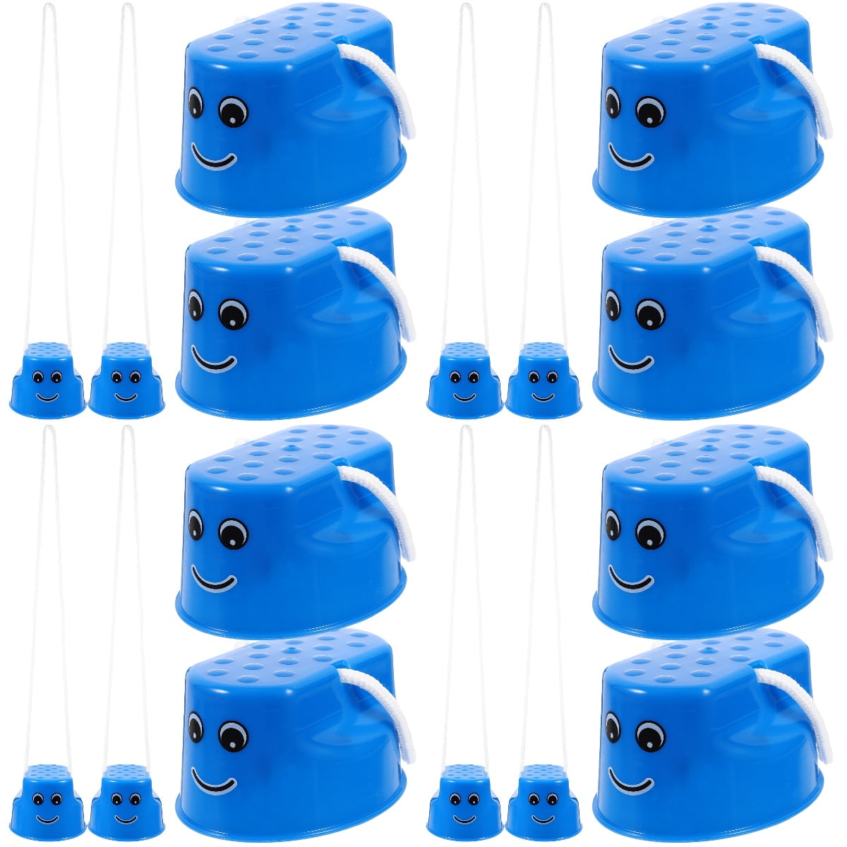 16 pcs Kids Stilts Kindergarten Stepper Toy Interactive Balance Toy ...