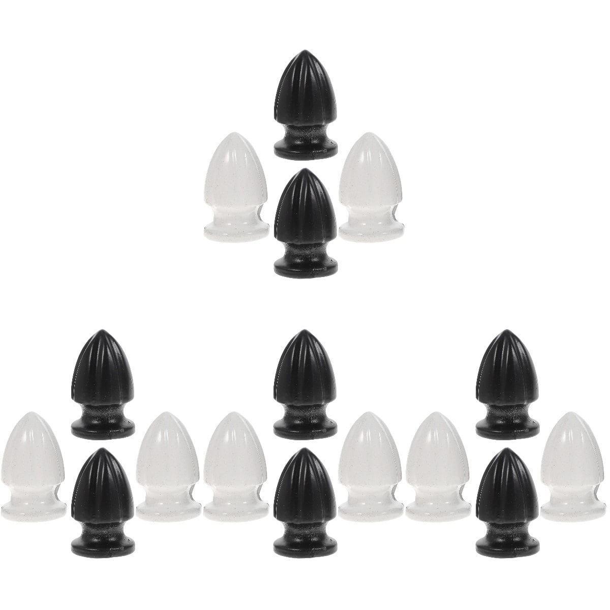 16 pcs Light Screw Cap Light Knob Decor Lamp Harp Lamp Finial Knob ...