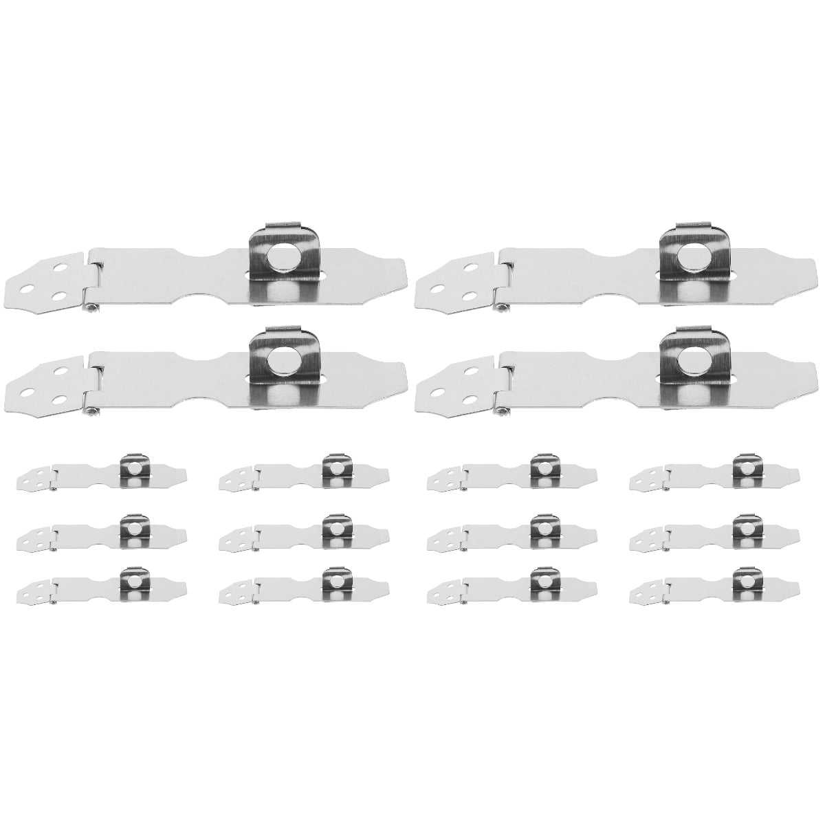 16 pcs Lock Hasp Barn Door Latch Shed Hasp Latch Padlock Hasp Barn Door ...