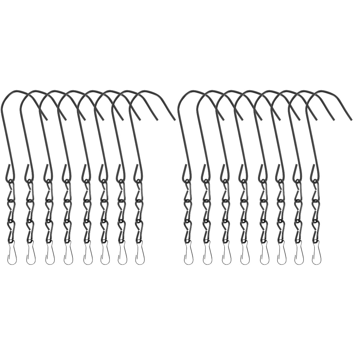 16 pcs Metal Hanging Chains Identification Plate Hanging Chain Planter ...