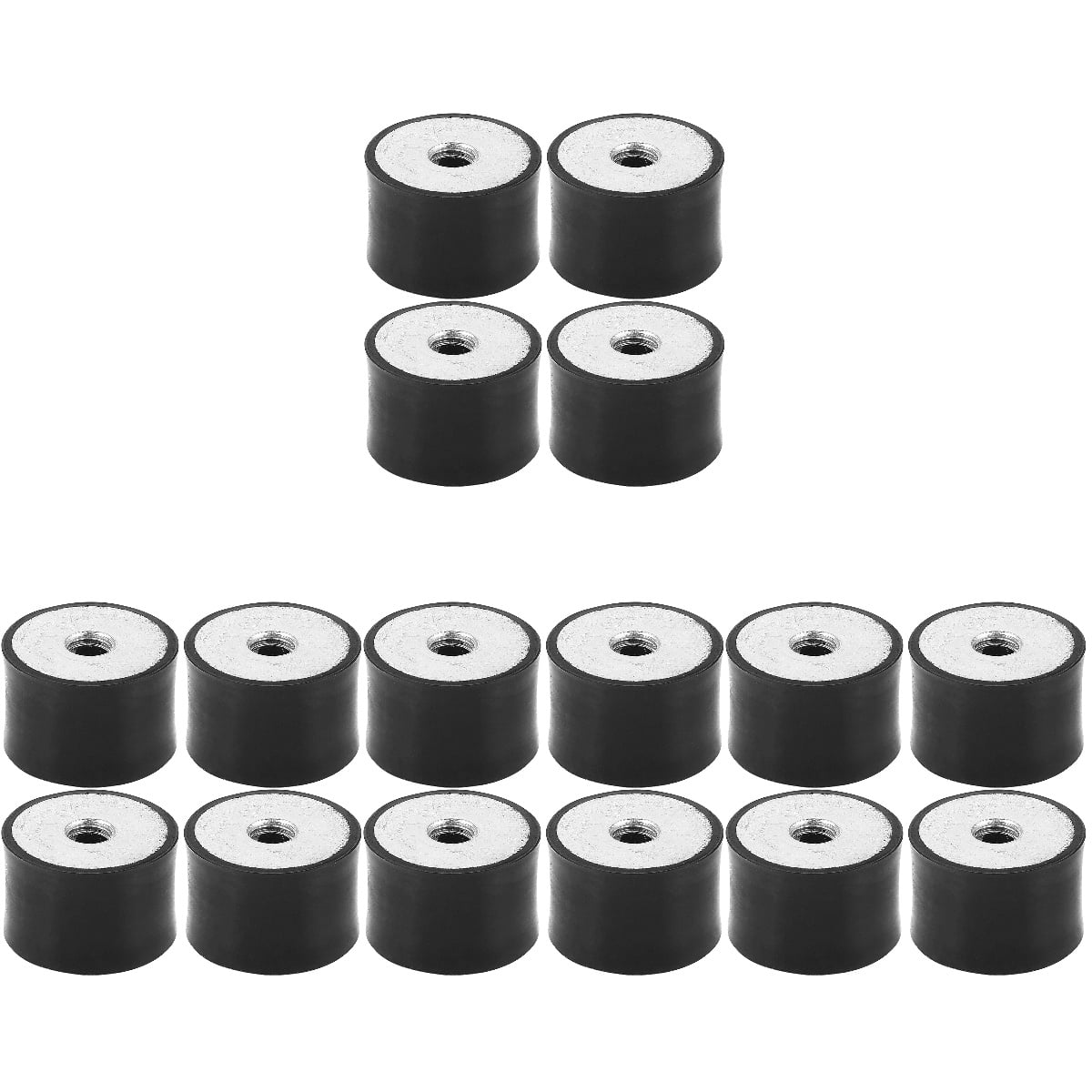 16 pcs Shock Absorber Compressor Vibration Isolation Pads Rubber Anti ...