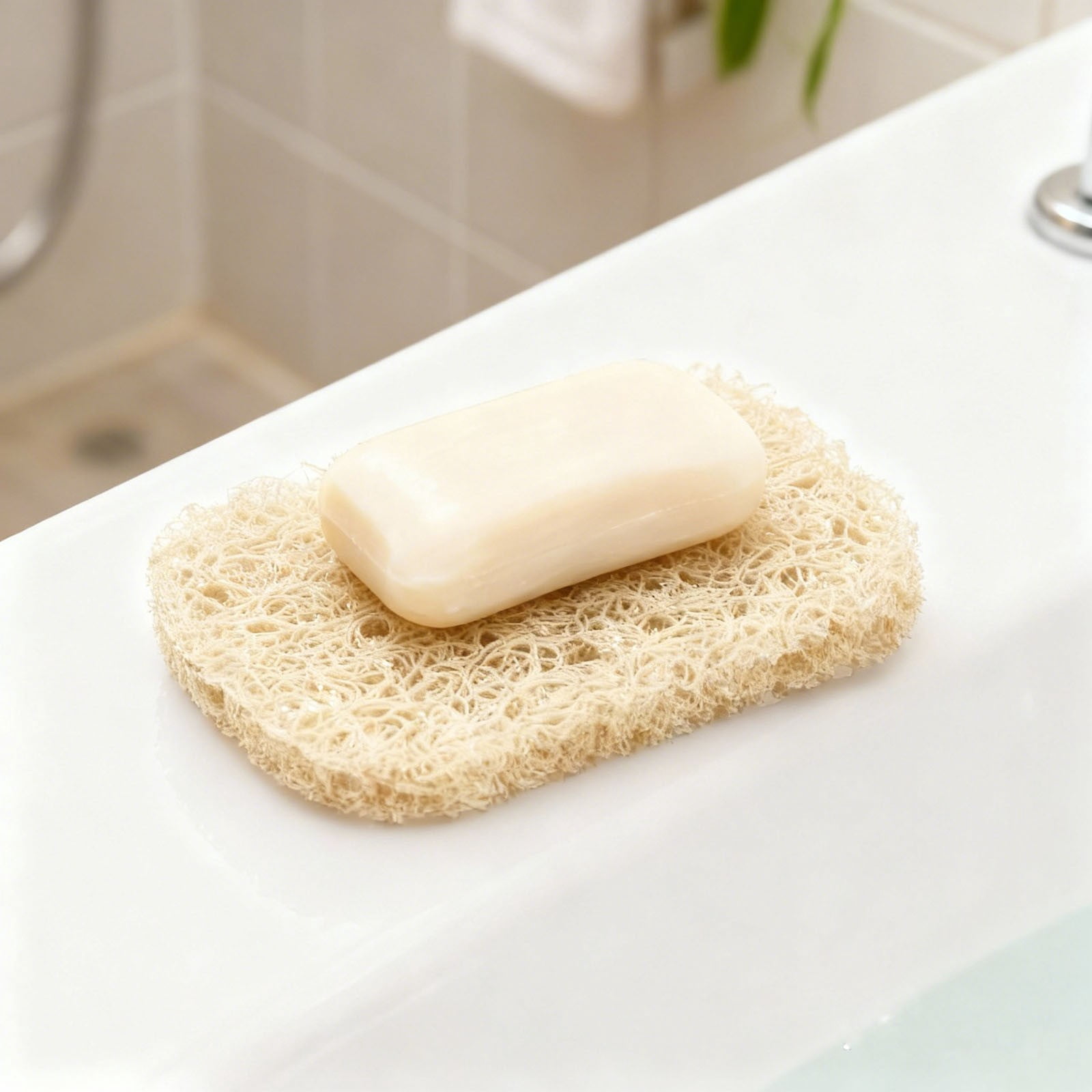 16 pcs Soap Saver Pad, Non- Bar Soap Mat Holder for Bathroom - 4.5x2.9 ...