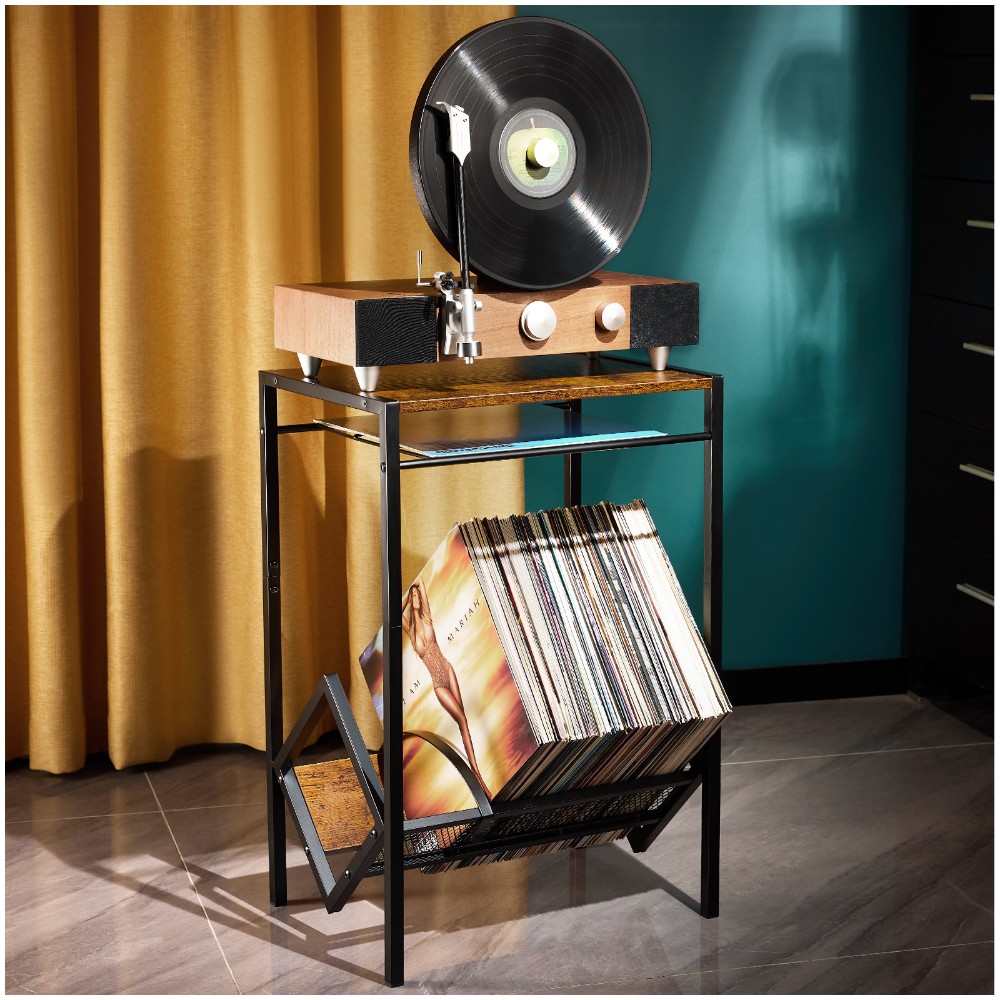 The 16-square standard-sized record rack, suitable for both music rooms ...